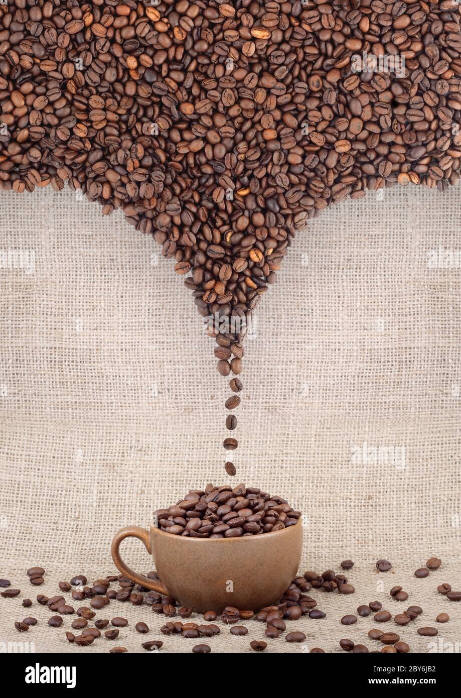 Cup of coffee. Shot in a studio Stock Photo - Alamy