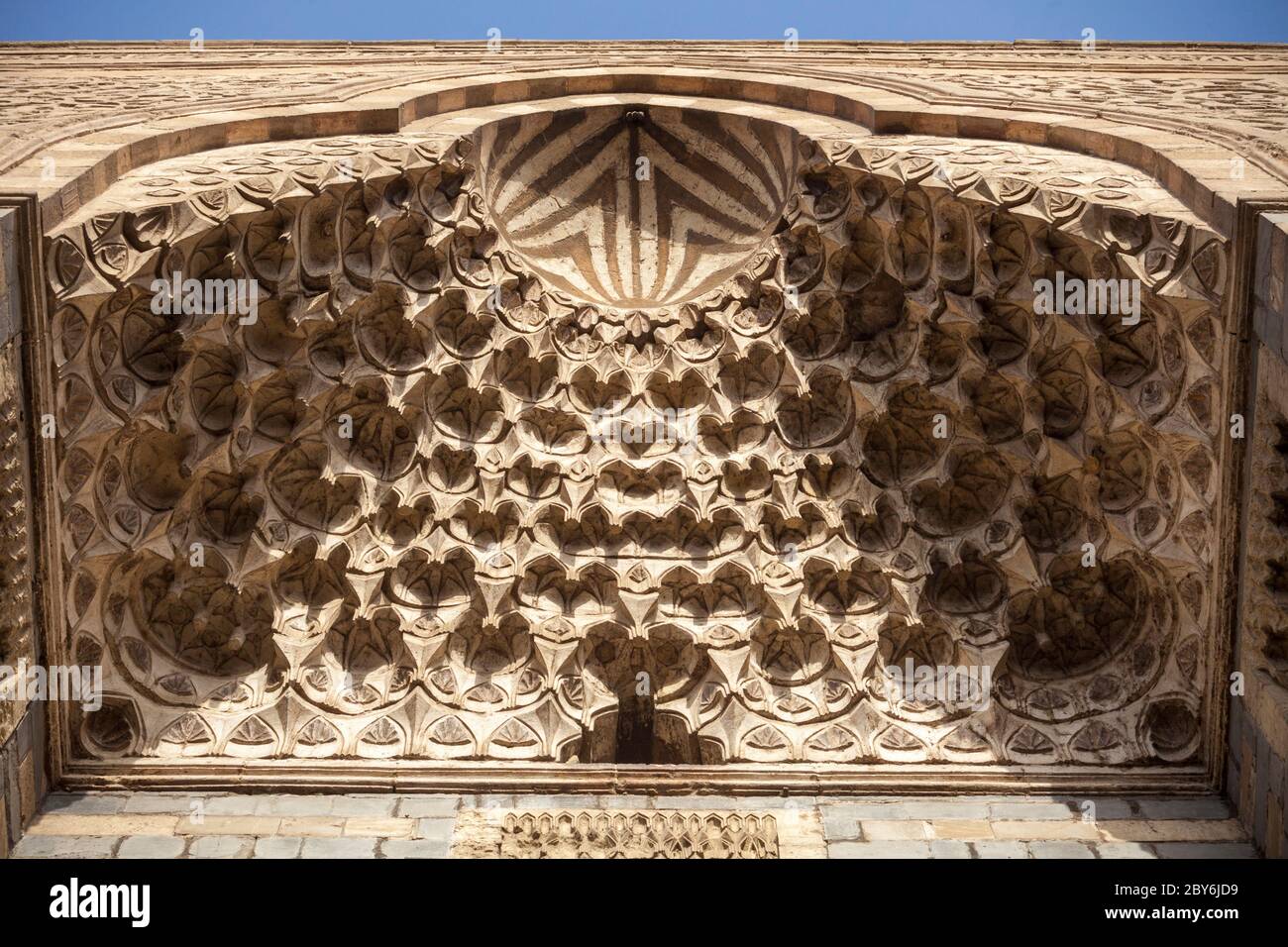 muqarnas vault of entrance portal, Complex of Sultan al-Mu'ayyad, Cairo ...