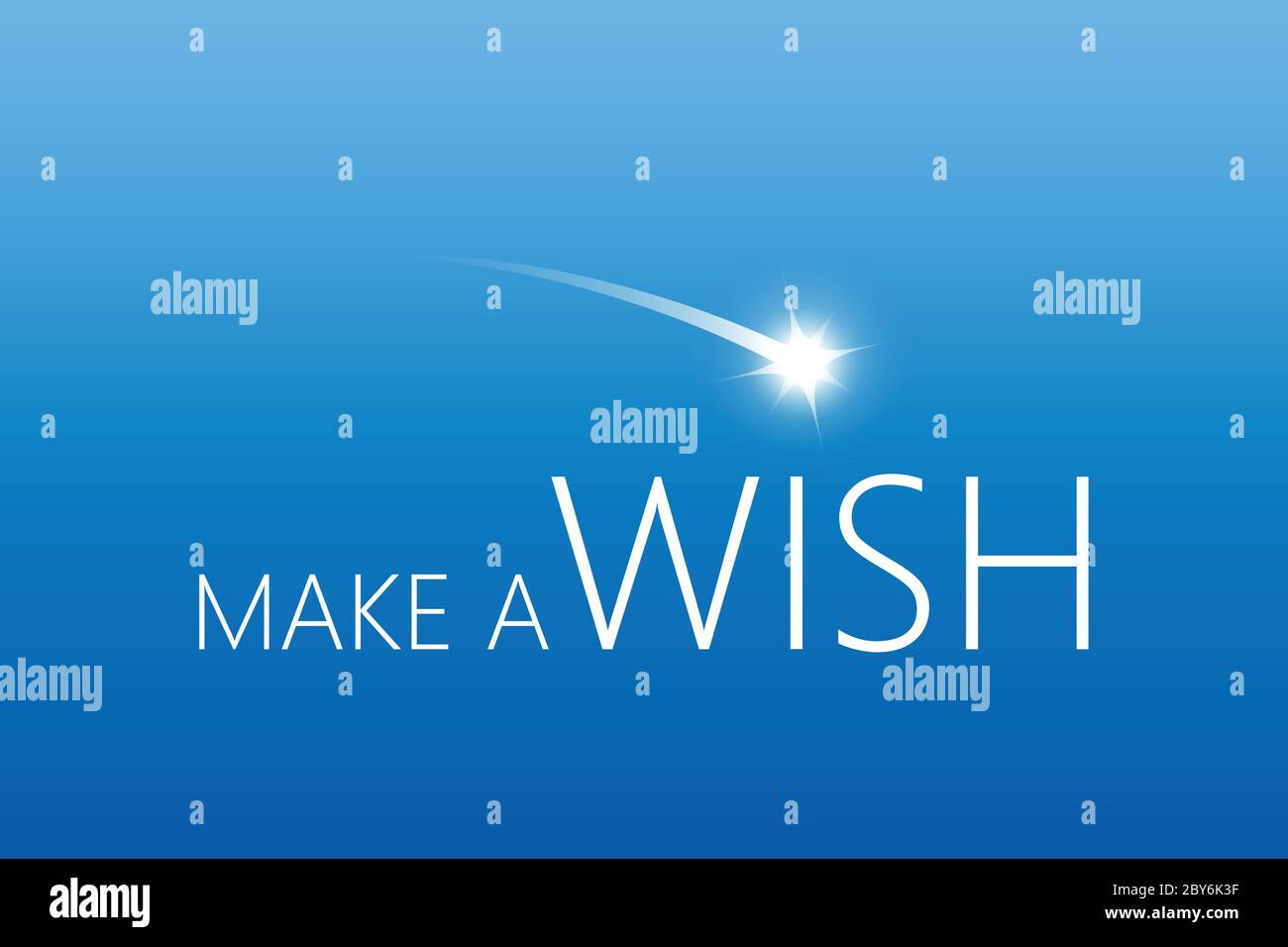 make a wish with falling star in the sky vector illustration EPS10 ...