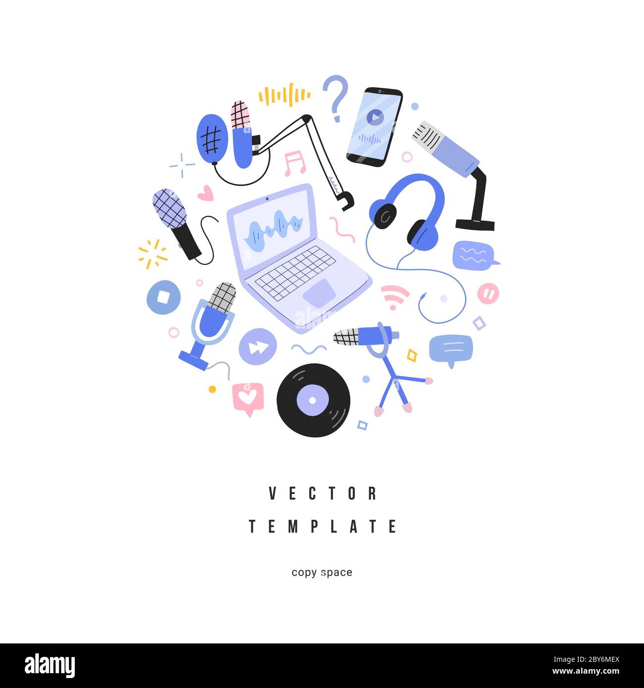 Handdrawn border frame Stock Vector Images - Alamy