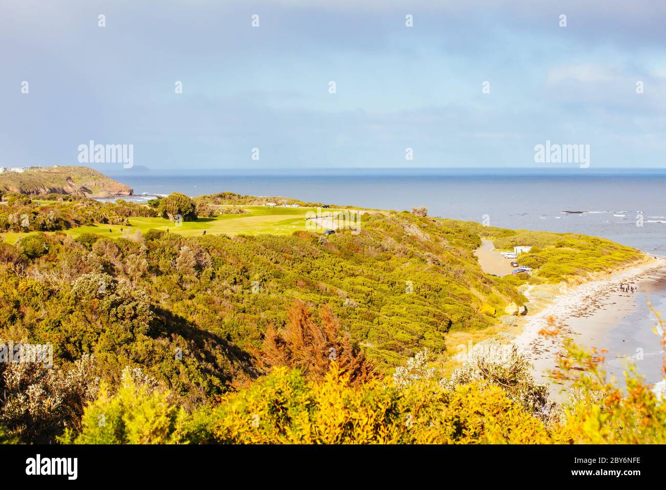 Flinders Golf Course on Mornington Peninsula Australia Stock Photo - Alamy