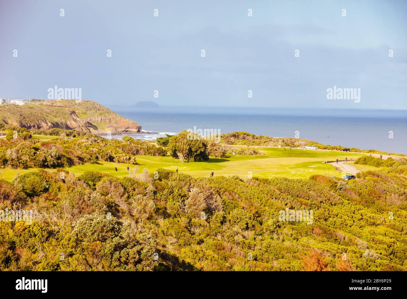 Flinders Golf Course on Mornington Peninsula Australia Stock Photo - Alamy