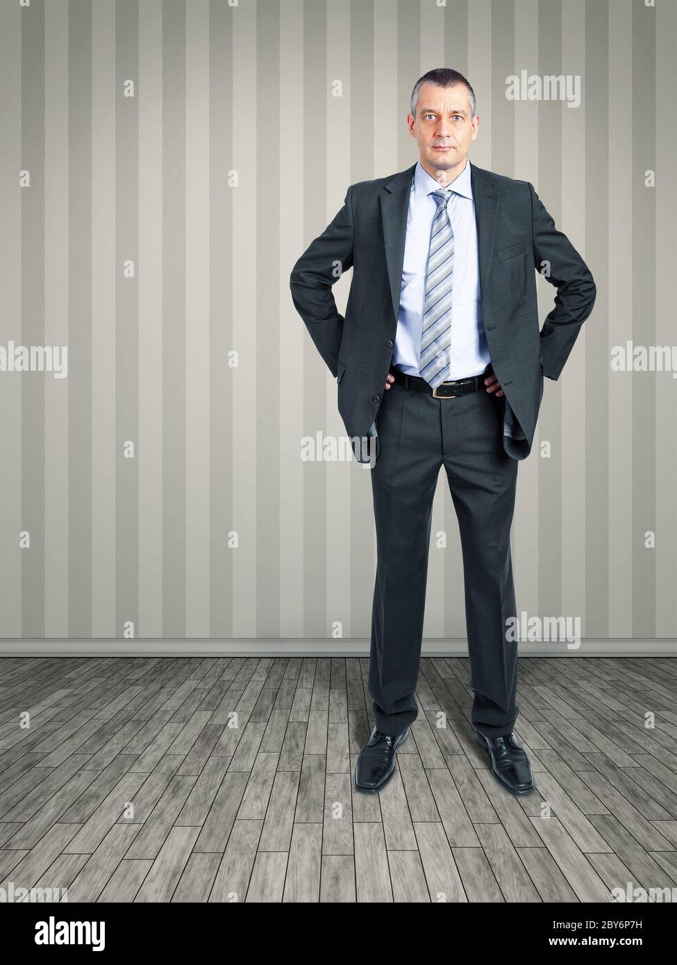 Business man pose hi-res stock photography and images - Alamy