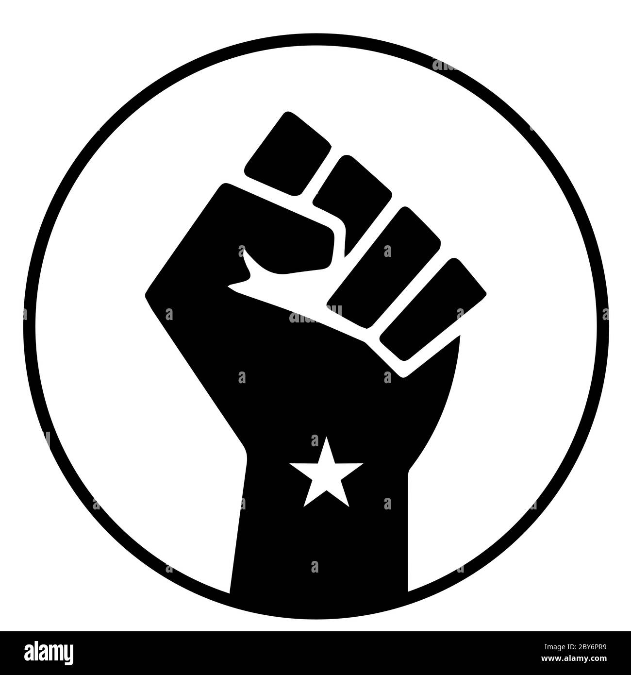 Black Lives Matter (BLM) graphic illustration for use as poster to ...