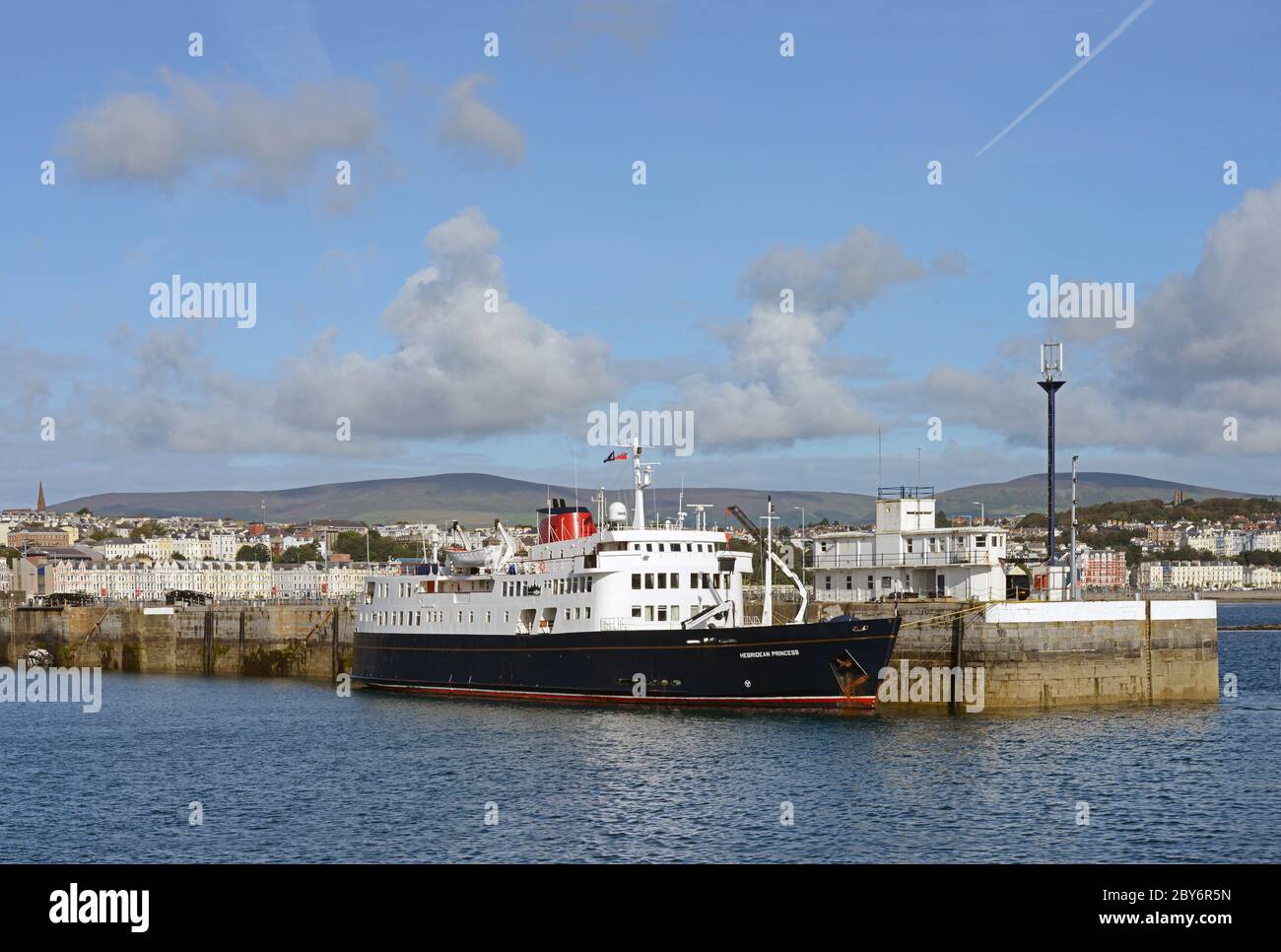 HEBRIDEAN PRINCESS berthed on number 2 berth of the Victoria Pier ...