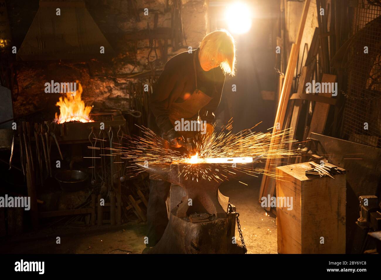 Female blacksmith hi-res stock photography and images - Alamy