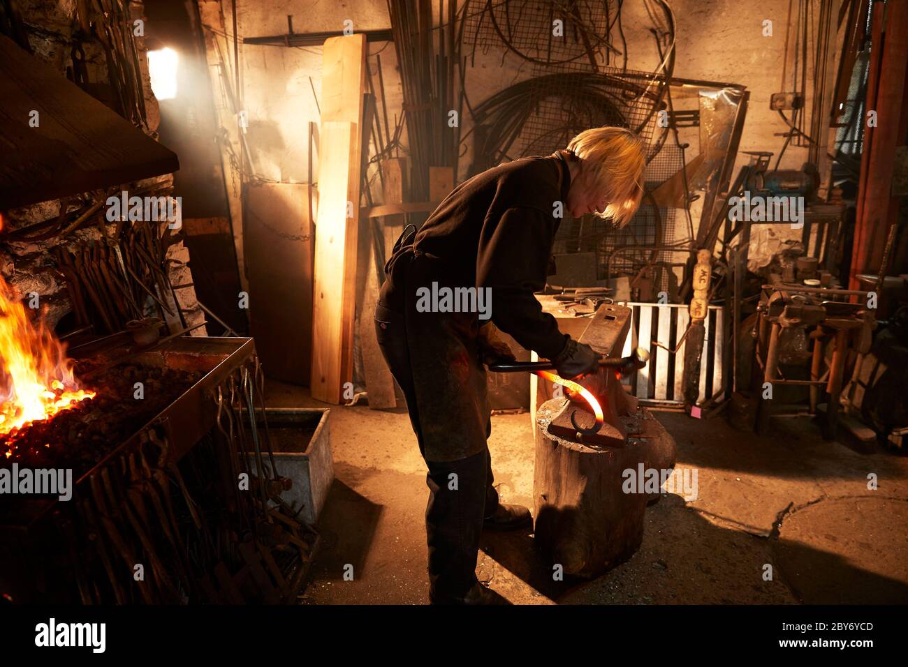 Female Blacksmith High Resolution Stock Photography and Images - Alamy