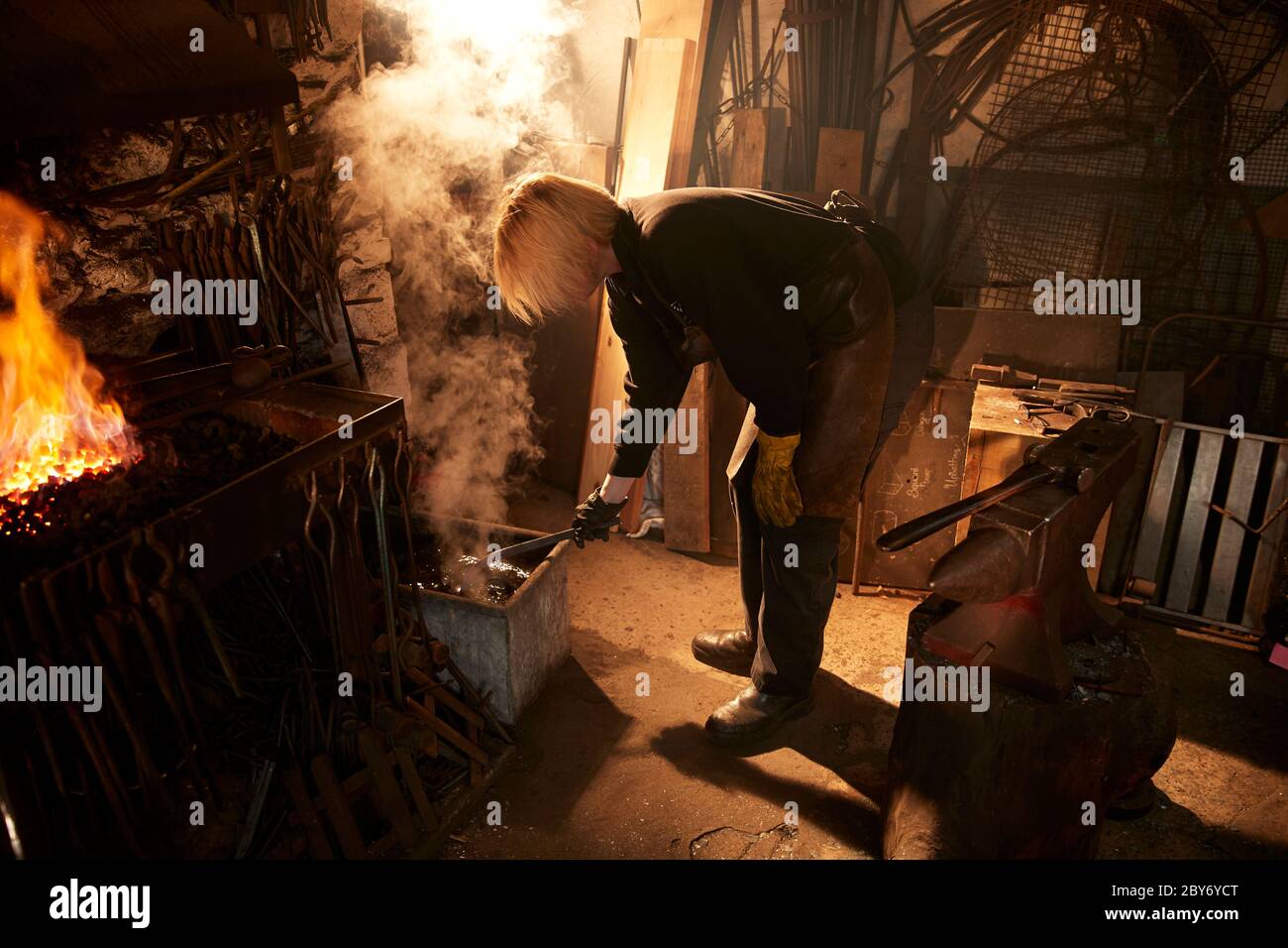 Female blacksmith hi-res stock photography and images - Alamy