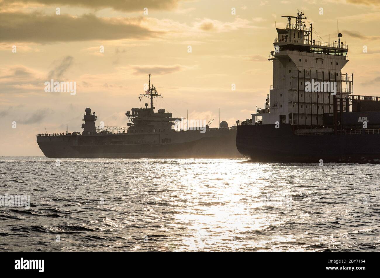 June 17, 2011, the USS Mount Whitney (LCC-20), a command ship for the ...