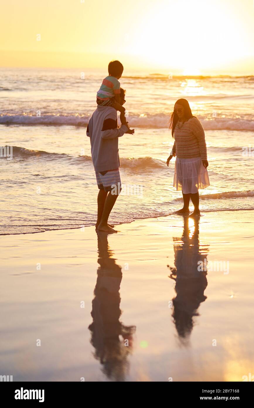 Wading barefoot hi-res stock photography and images - Alamy