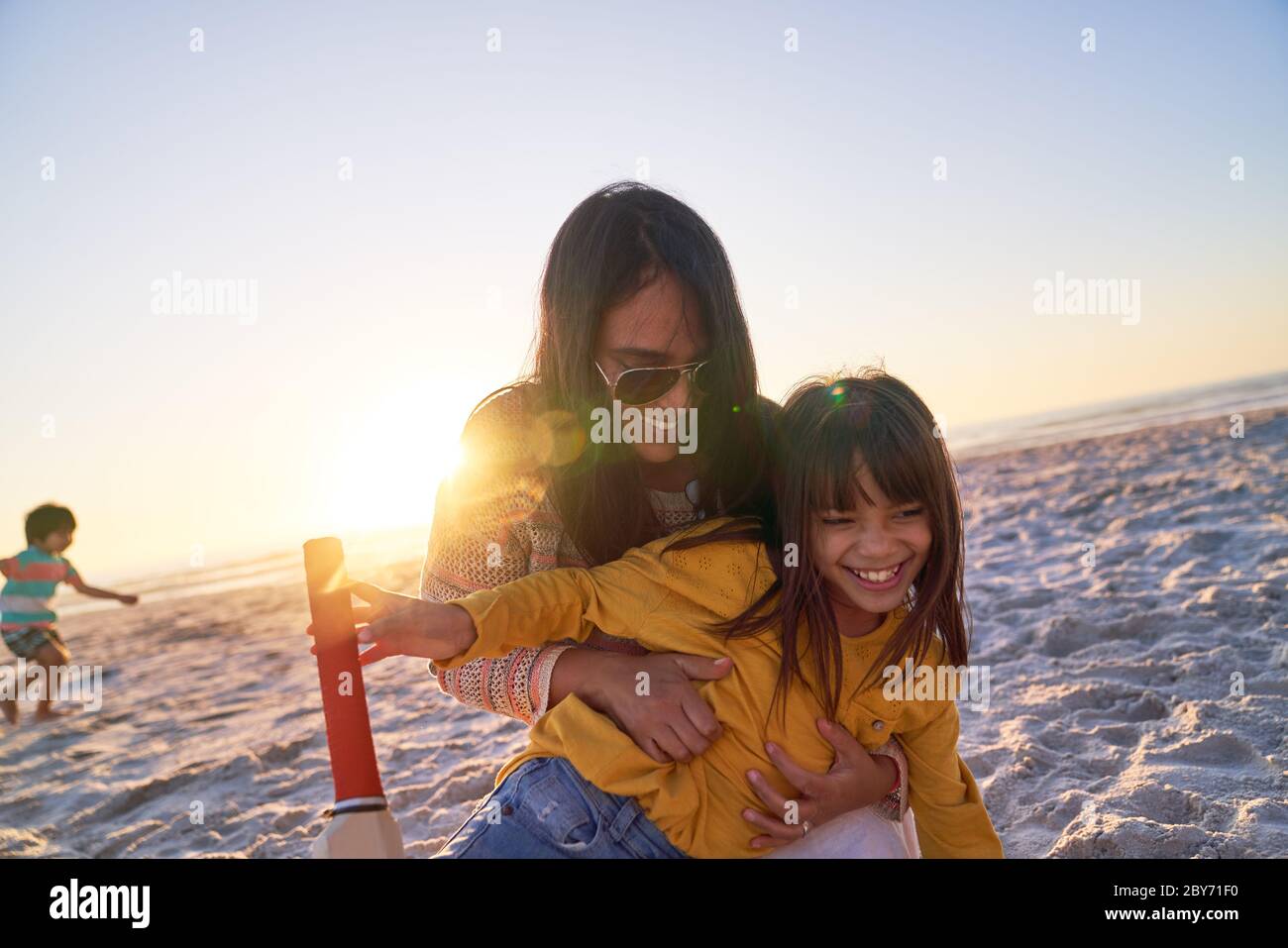 Mother and daughter play together hi-res stock photography and images - Alamy