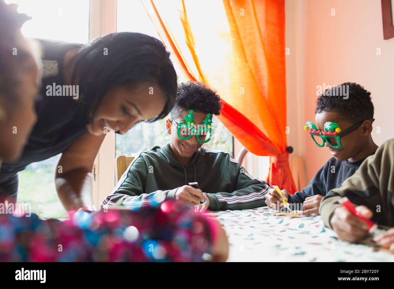 Festive mature man christmas hi-res stock photography and images - Alamy