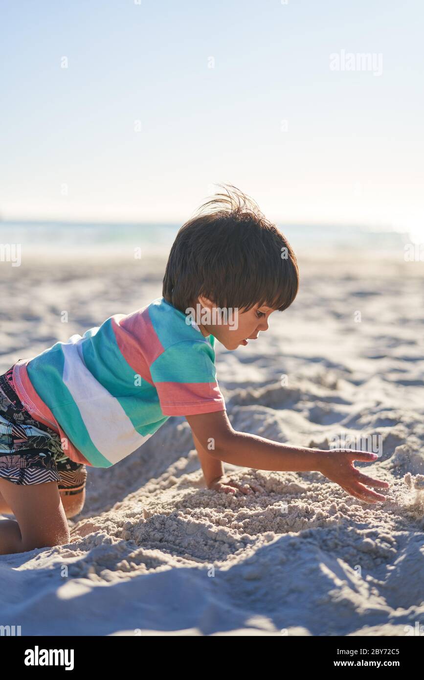 Play in sand hi-res stock photography and images - Alamy