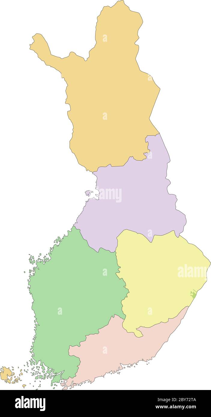 blank map of finland