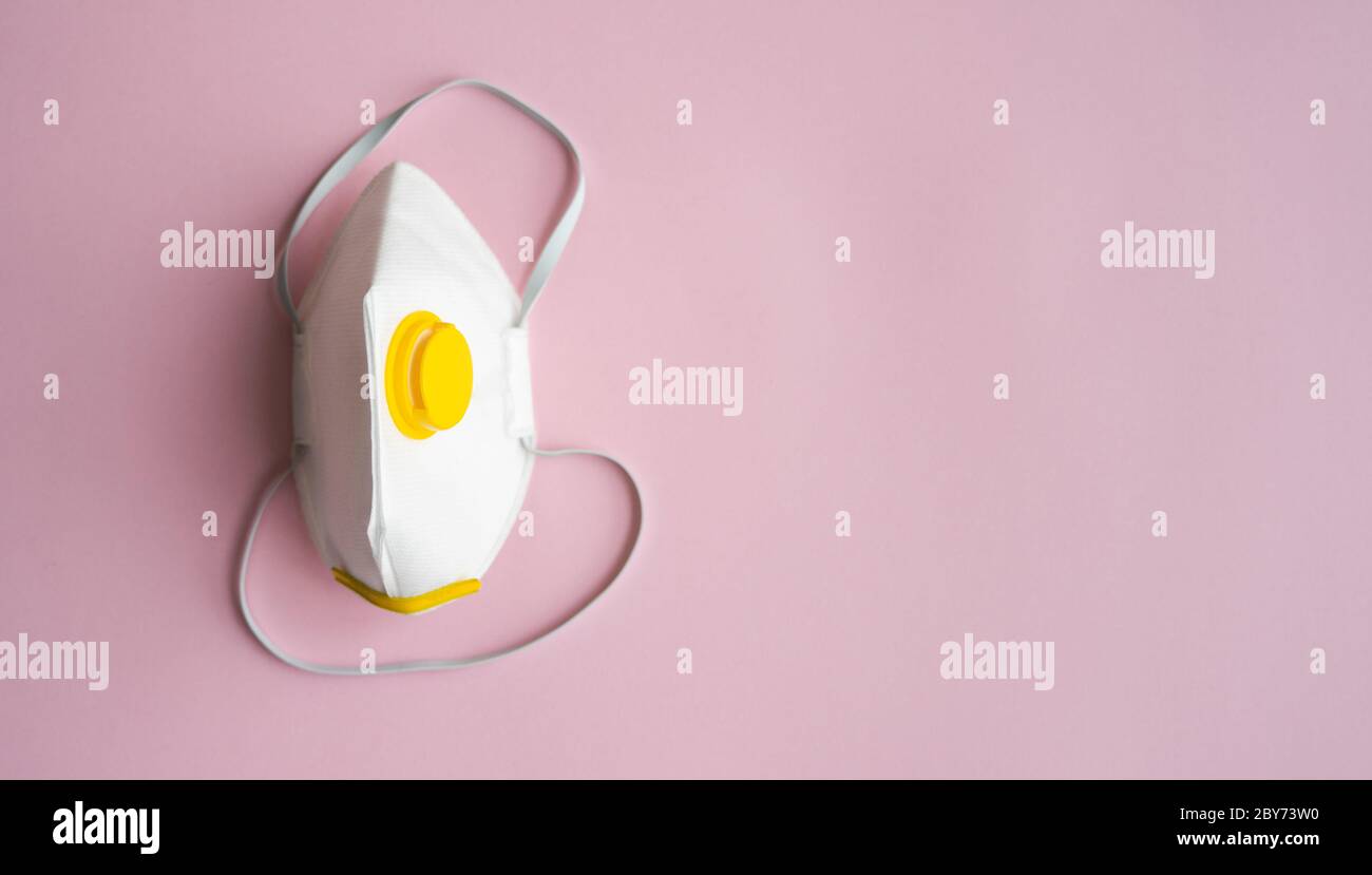 Respirator mask FFP or dust mask to cover the mouth and nose prevent ...