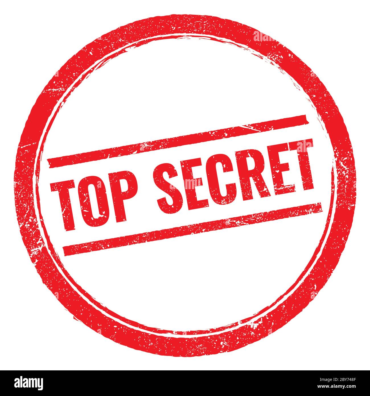 TOP SECRET red round stamp Stock Photo - Alamy
