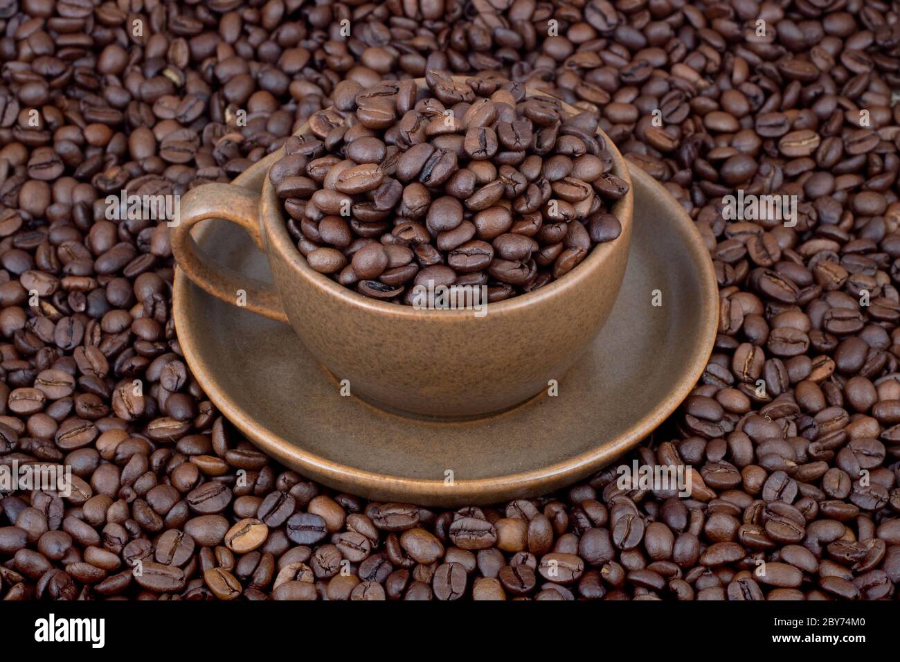 Cup of coffee. Shot in a studio Stock Photo - Alamy