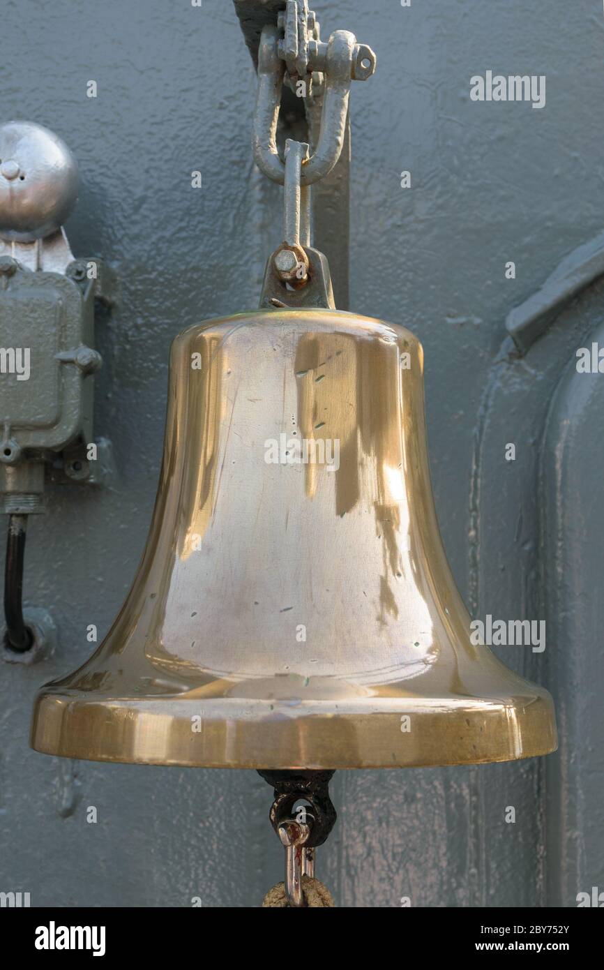 Vintage boat bell hi-res stock photography and images - Alamy