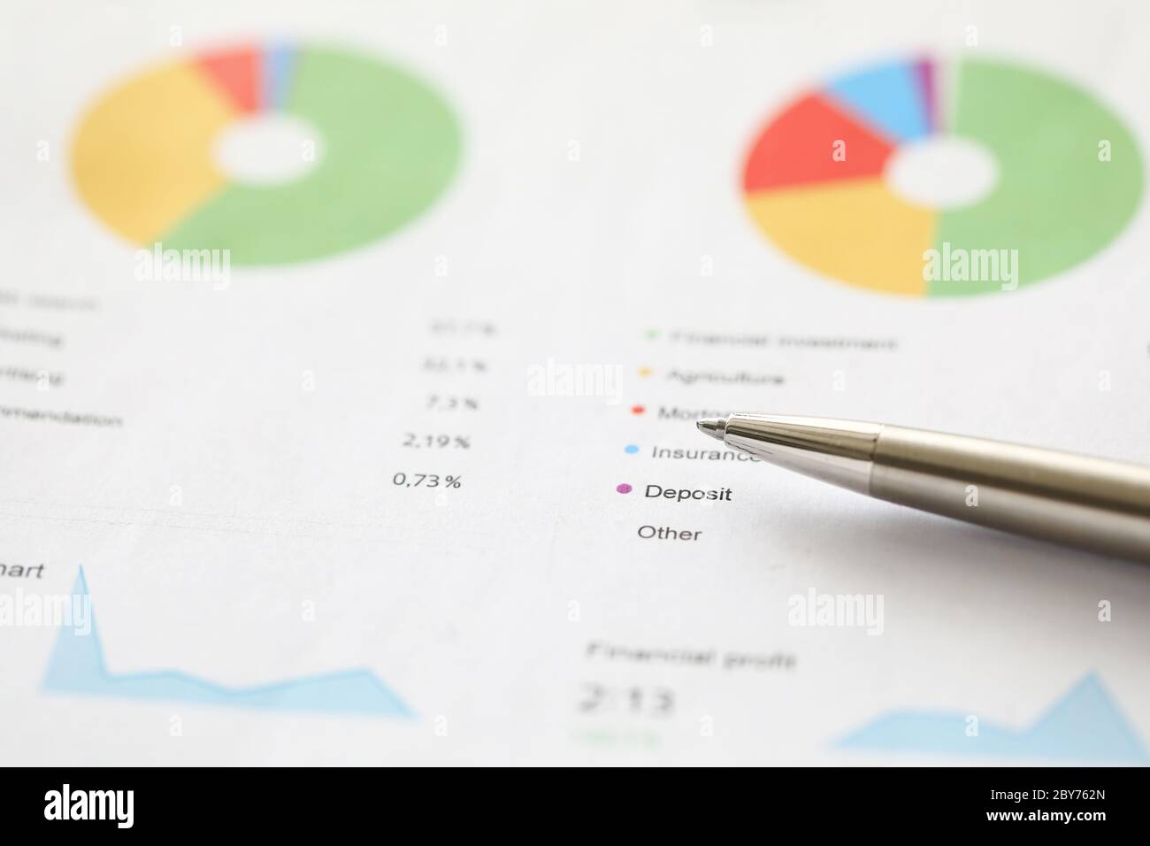 Office statistics diagram report hi-res stock photography and images ...