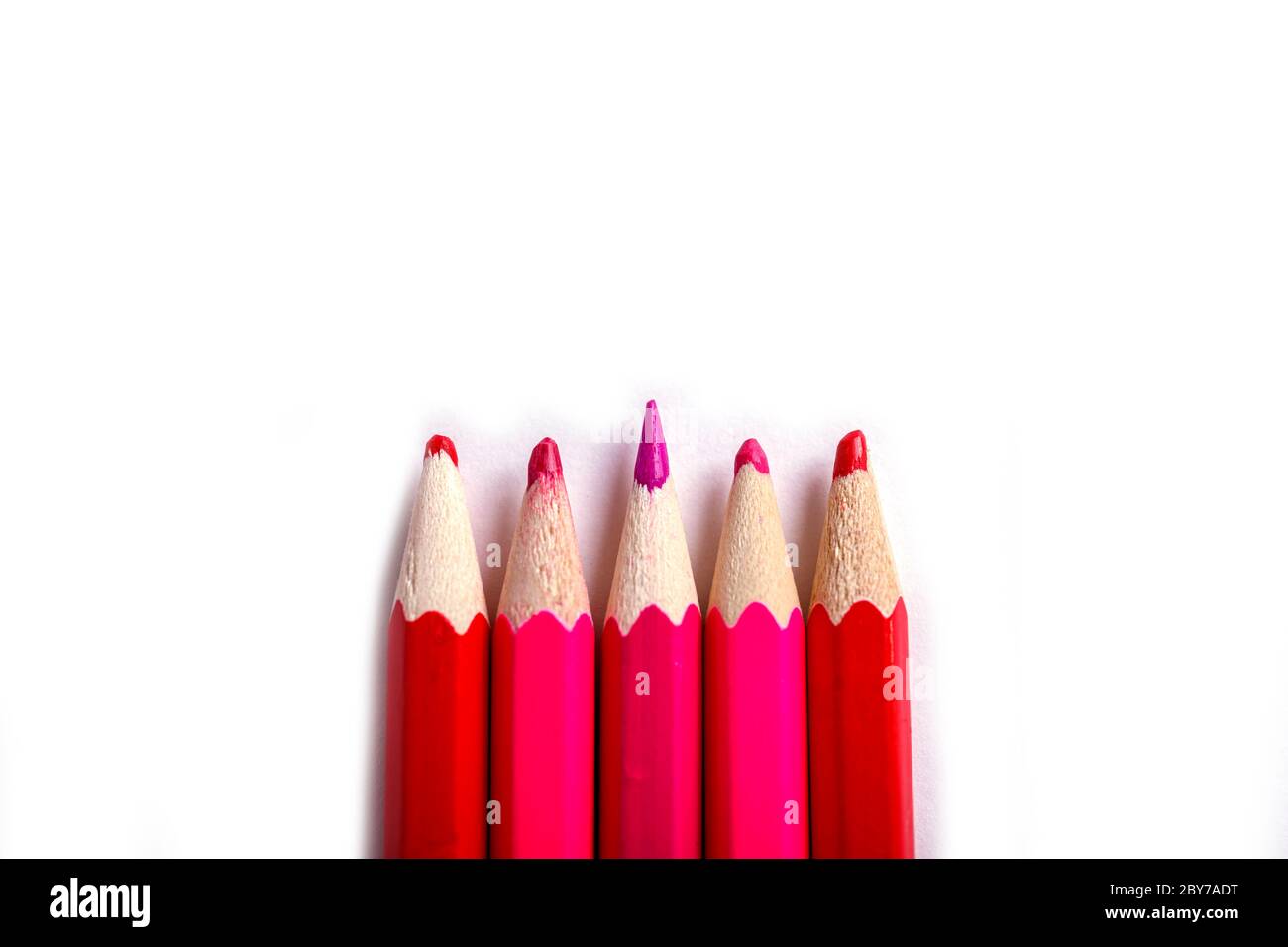 One sharpened pencil standing out from the blunt ones. It's easy to be ...