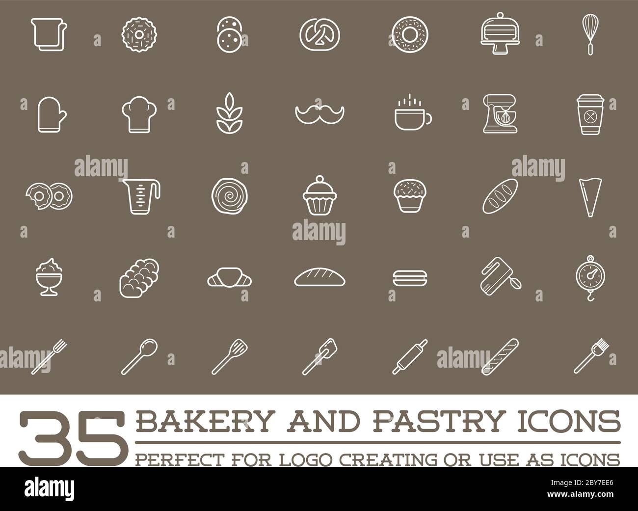 Pasteries Stock Vector Images - Alamy