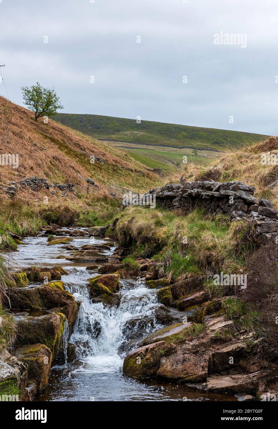 River Dane waterfall,Peak District National Park ,Stafford-shire ...