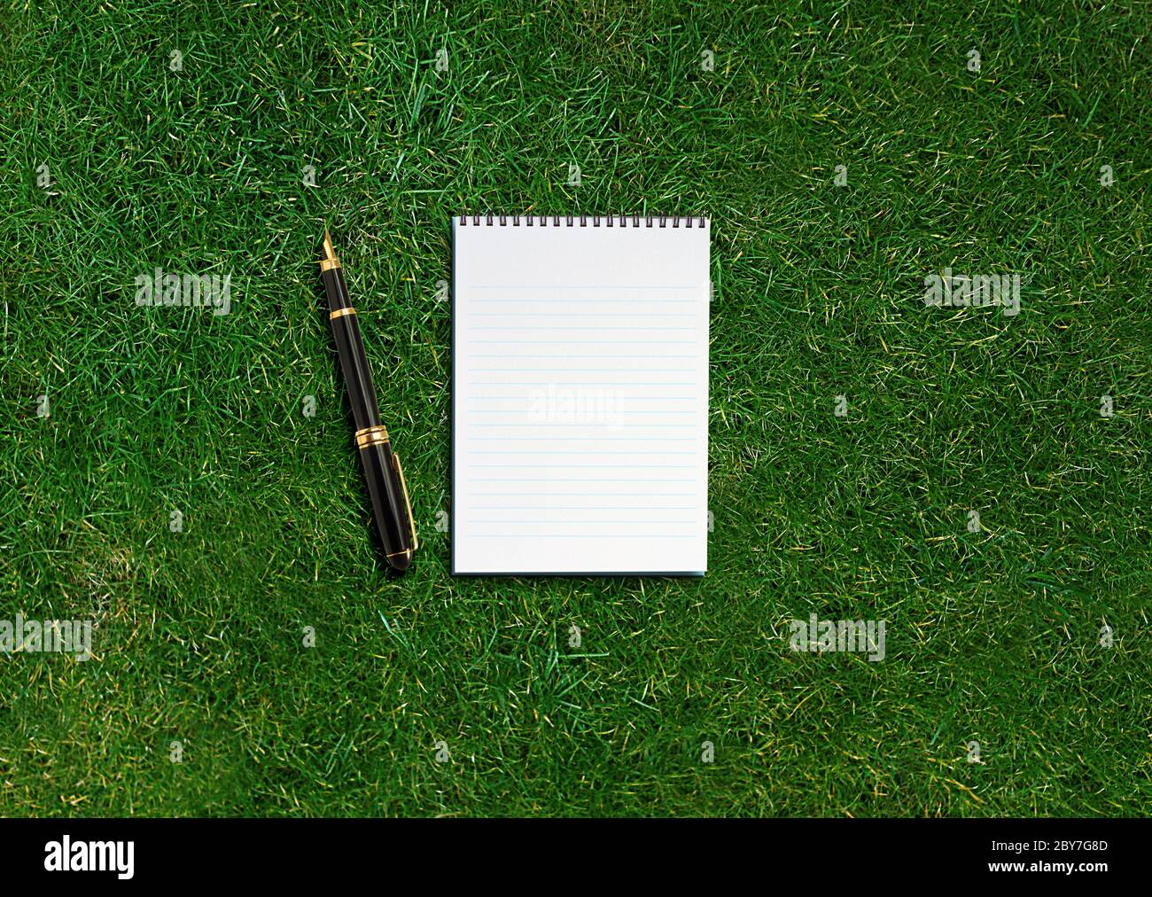 blank opened notebook Stock Photo - Alamy