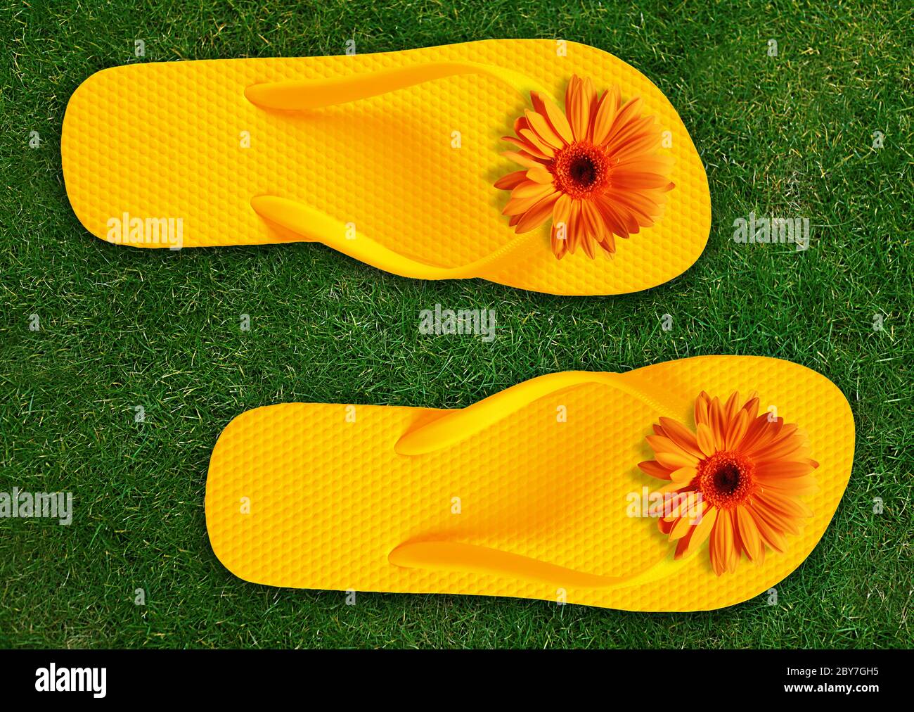 Colorful Flip Flops Stock Photo - Alamy