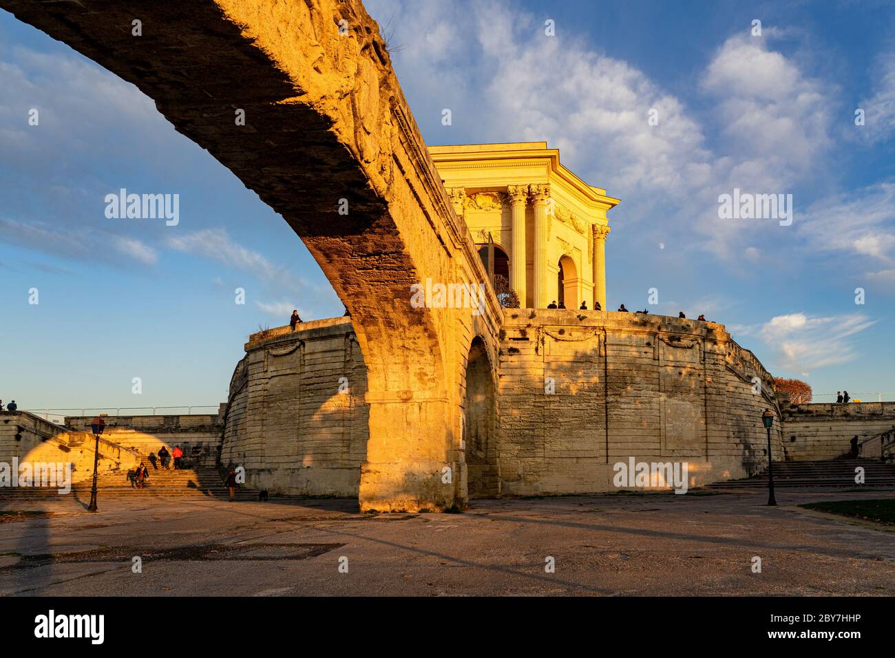 Aqueduc de Saint Clement in Montpellier, France Stock Photo - Alamy