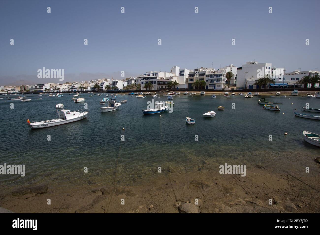 charco de san gines in arrecife on lanzarote Stock Photo - Alamy