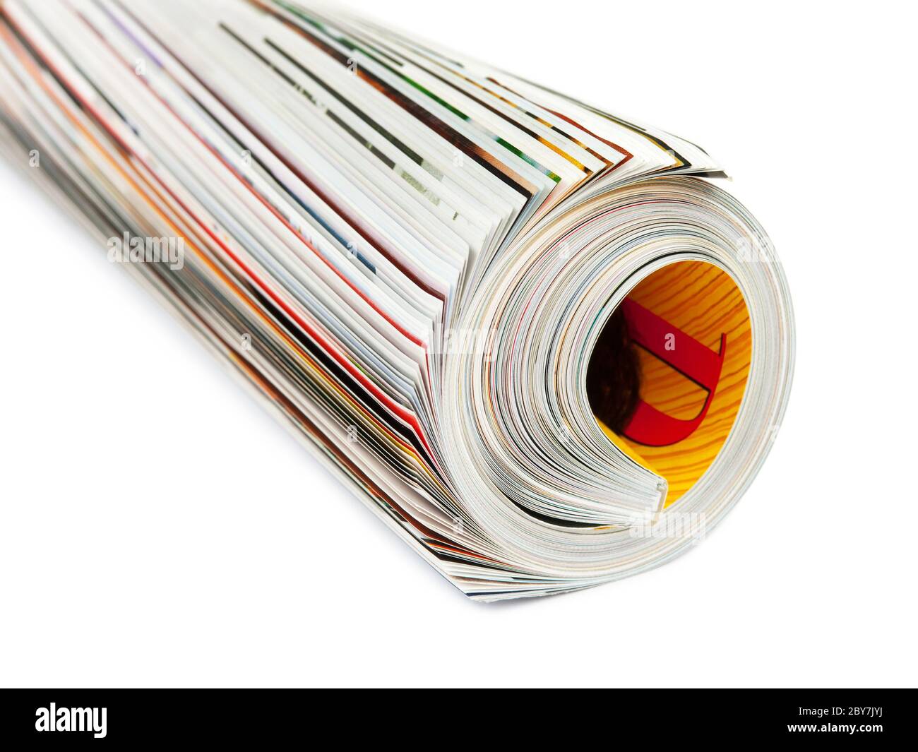 Roll of magazine Stock Photo - Alamy
