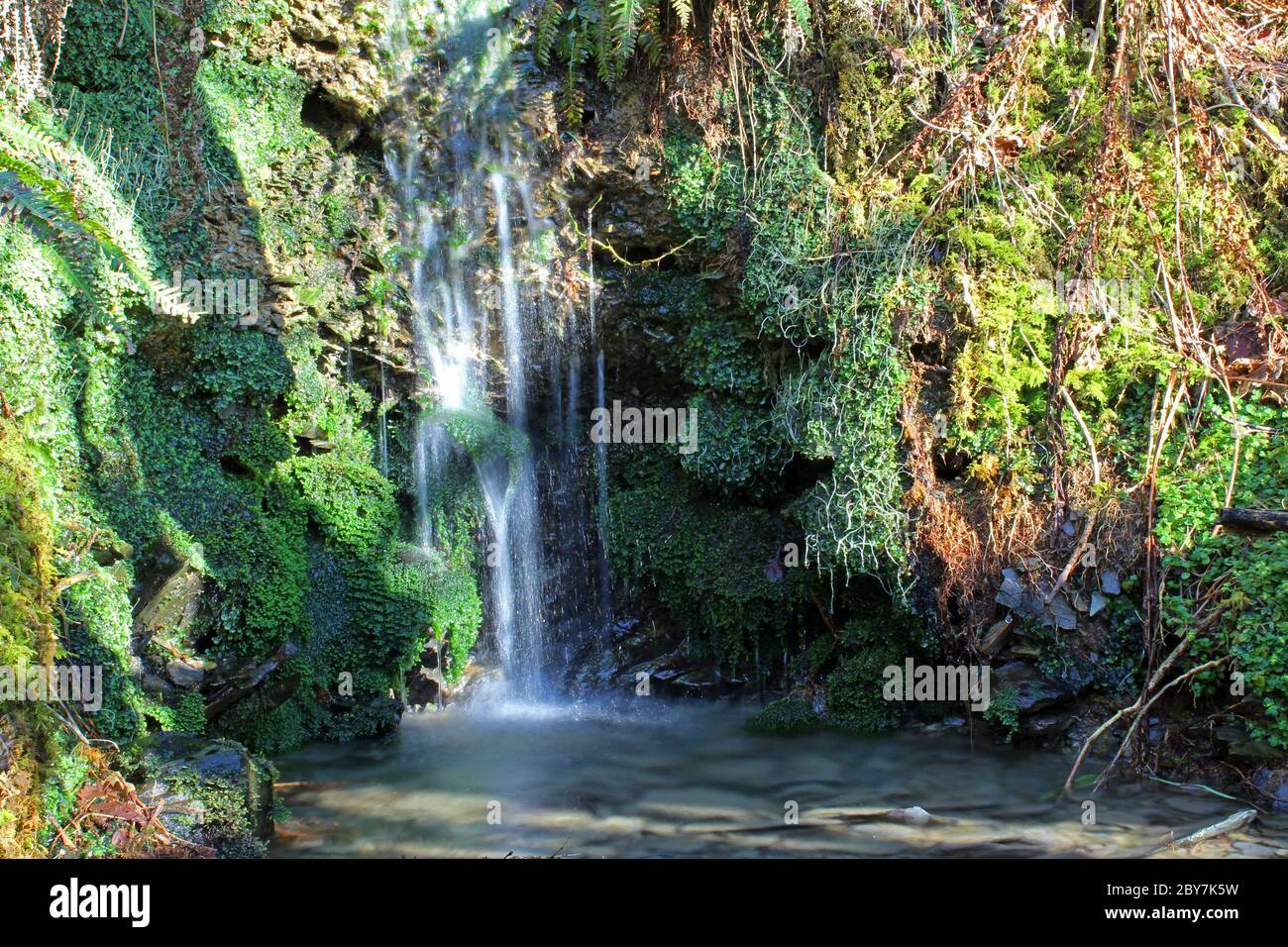 Small trickling waterfall hi-res stock photography and images - Alamy