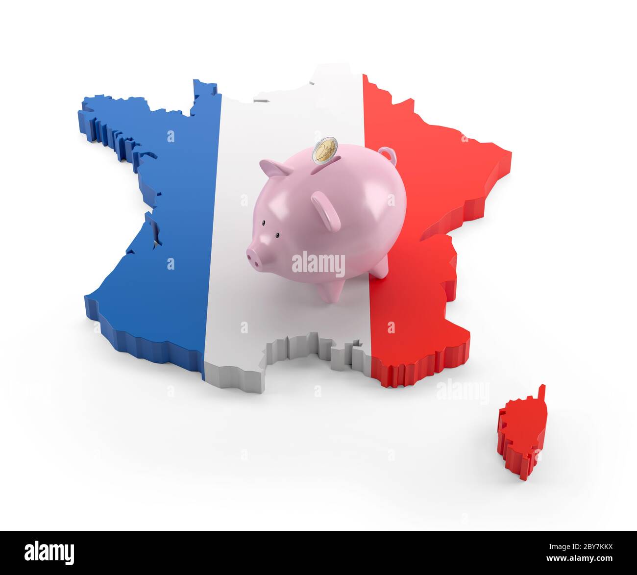 France money flag hi-res stock photography and images - Alamy
