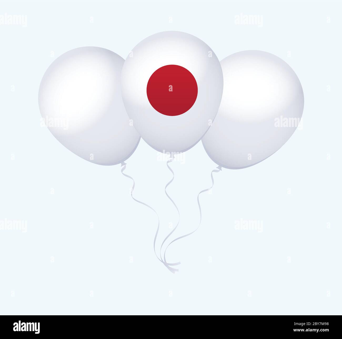 Balloon balloons flag japan japanese holiday celebration set hi-res ...