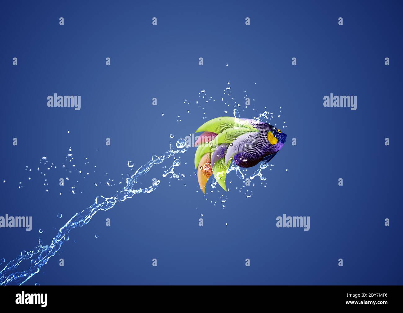 Gold fish jumping hi-res stock photography and images - Alamy