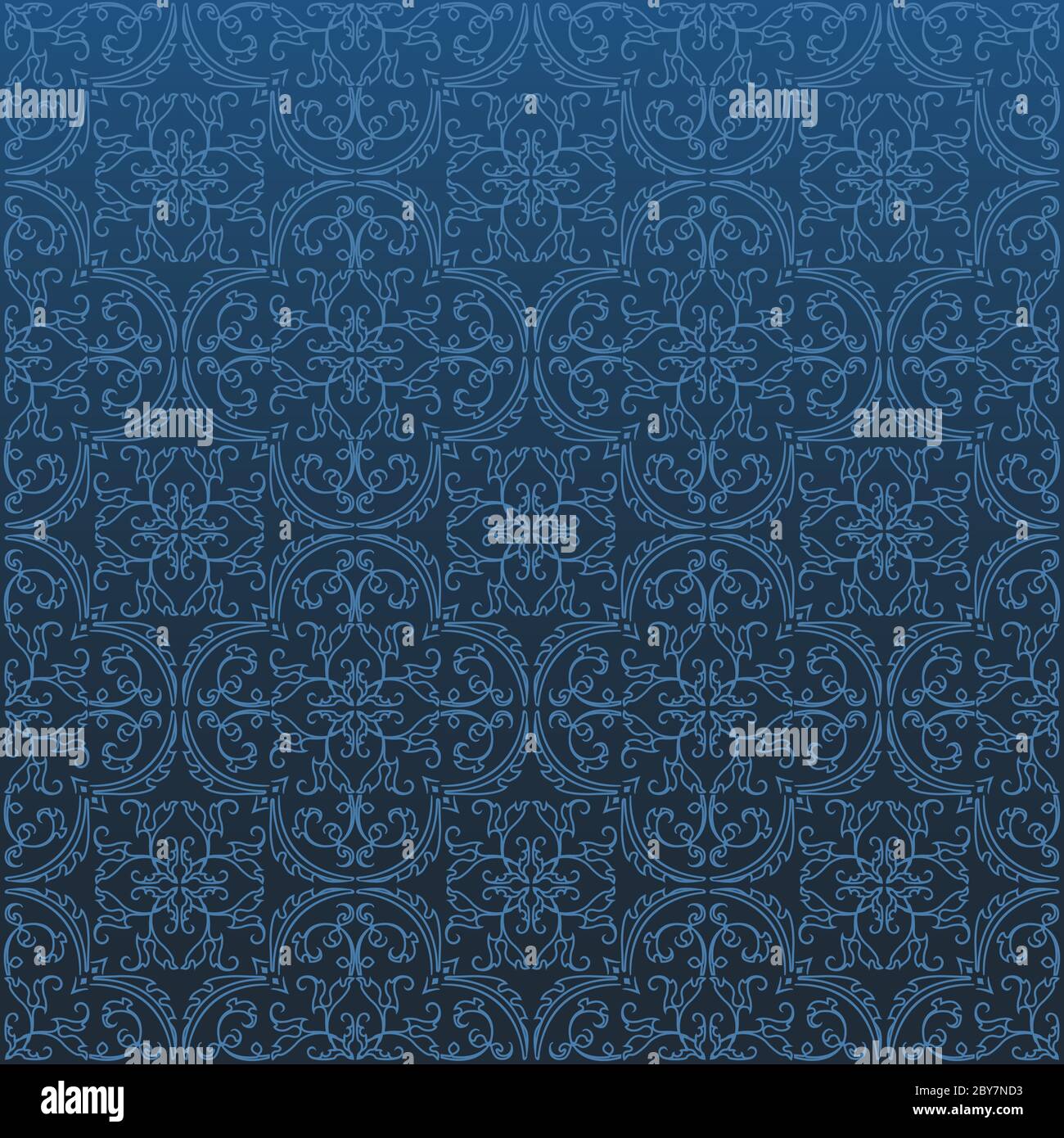 Seamless Damask Background Pattern Design and Wallpaper Made of Turkish ...