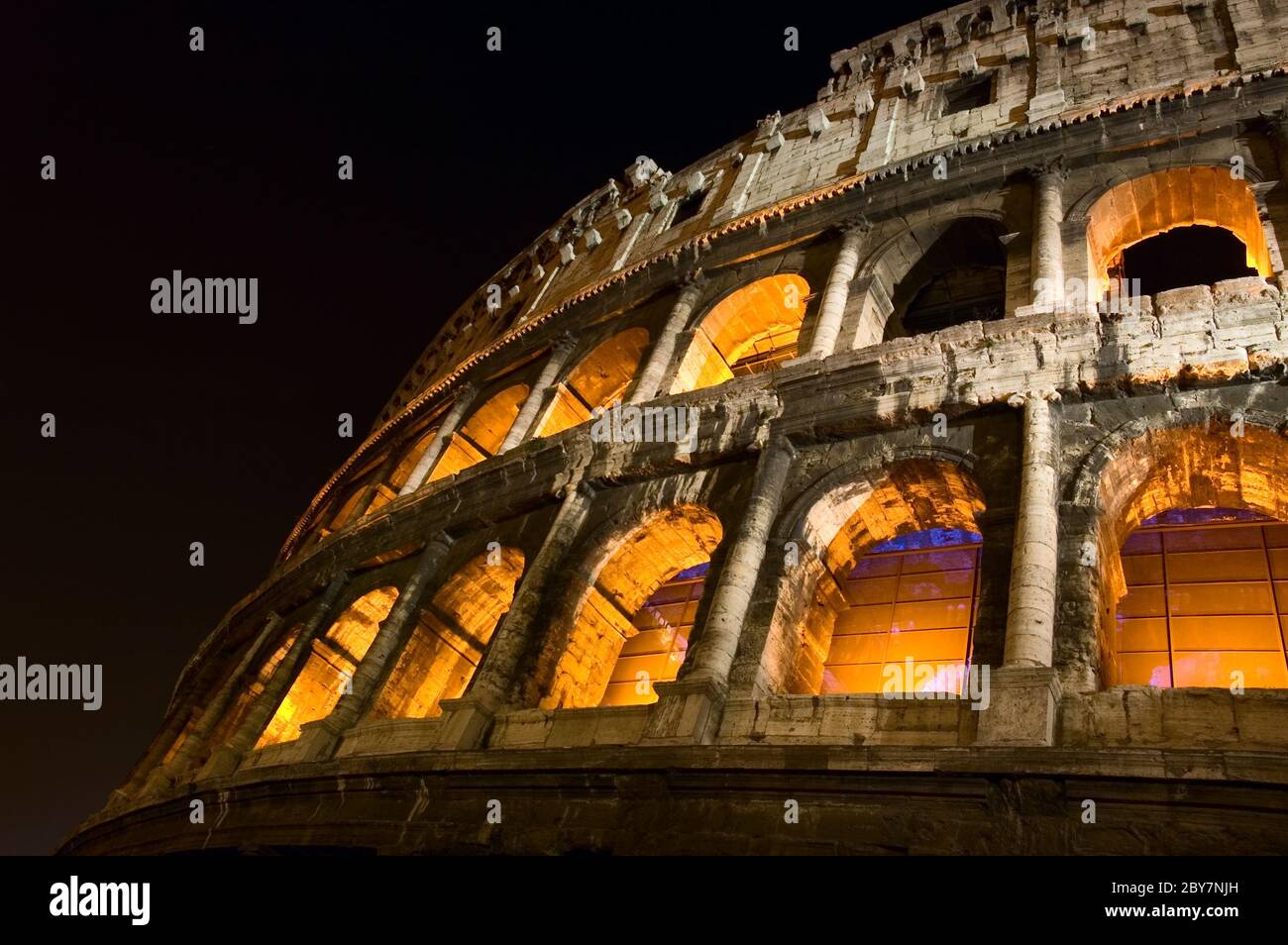coliseum at night Stock Photo - Alamy