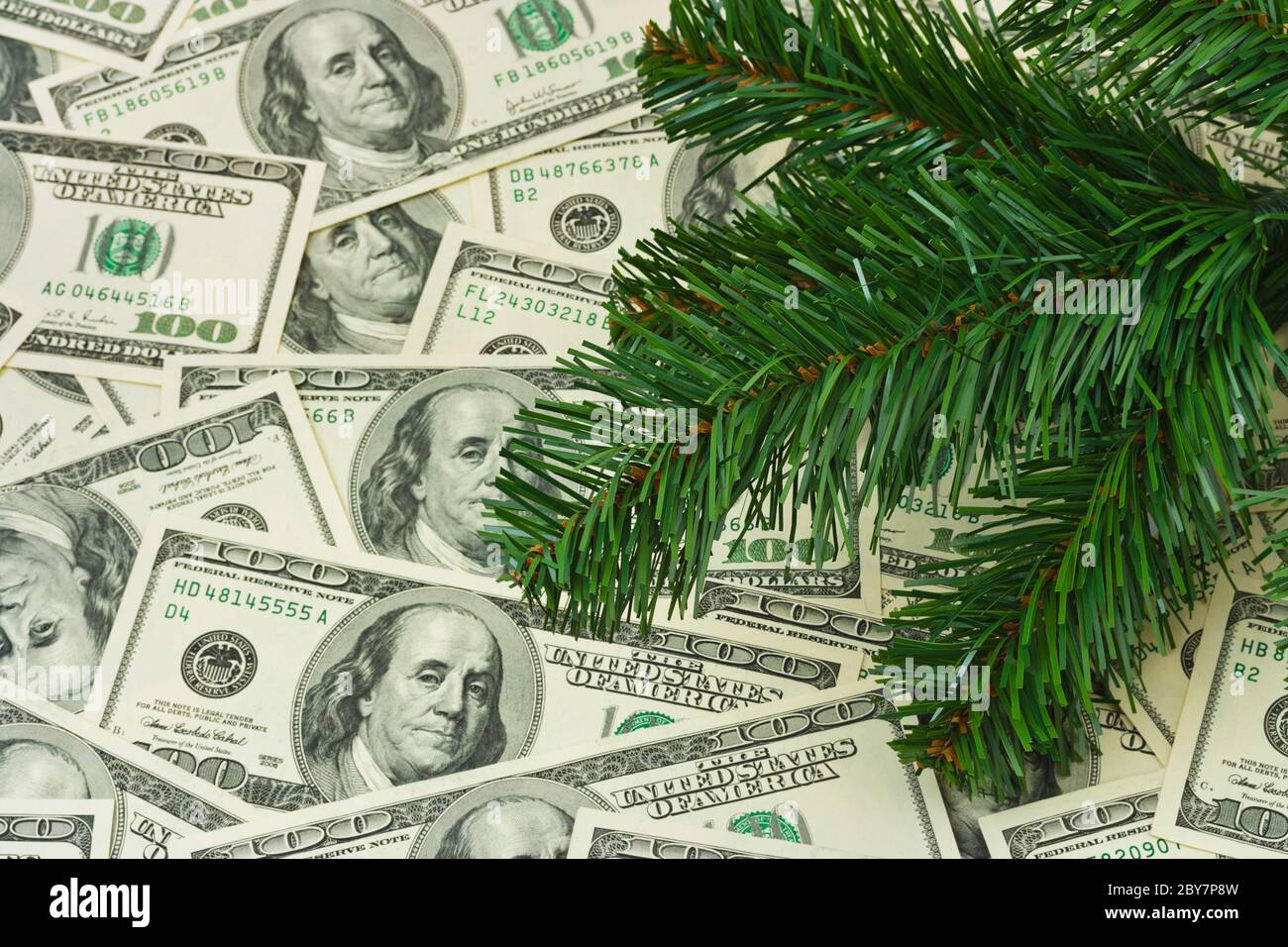 Christmas tree and money Stock Photo - Alamy