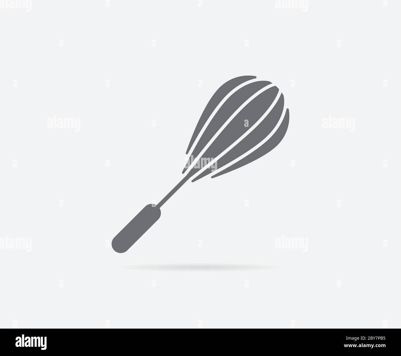 Hand Whisk Mixer Vector Element or Icon, Illustration Ready for Print ...