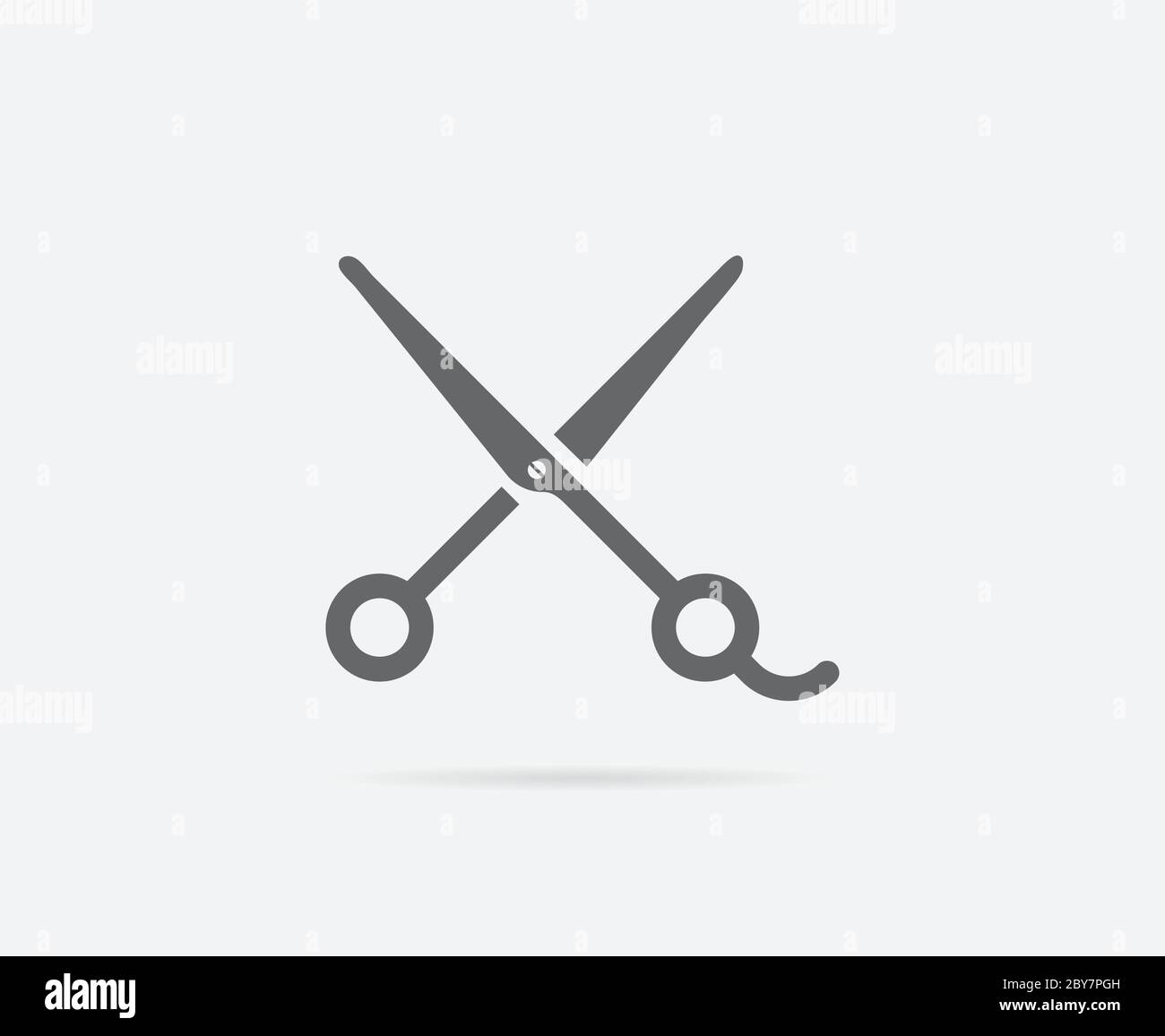 Scissors Vector Element or Icon, Illustration Ready for Print or ...