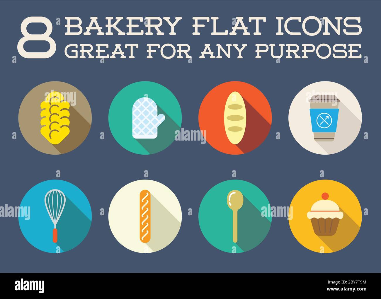 Pasteries bakery Stock Vector Images - Alamy