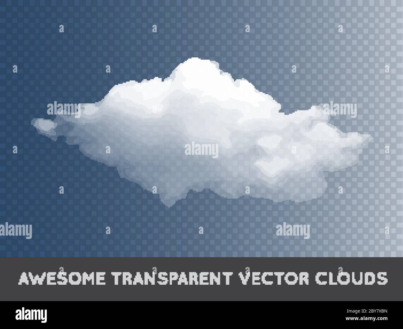 Transparent Vector Clouds can be used with any background Stock Vector ...