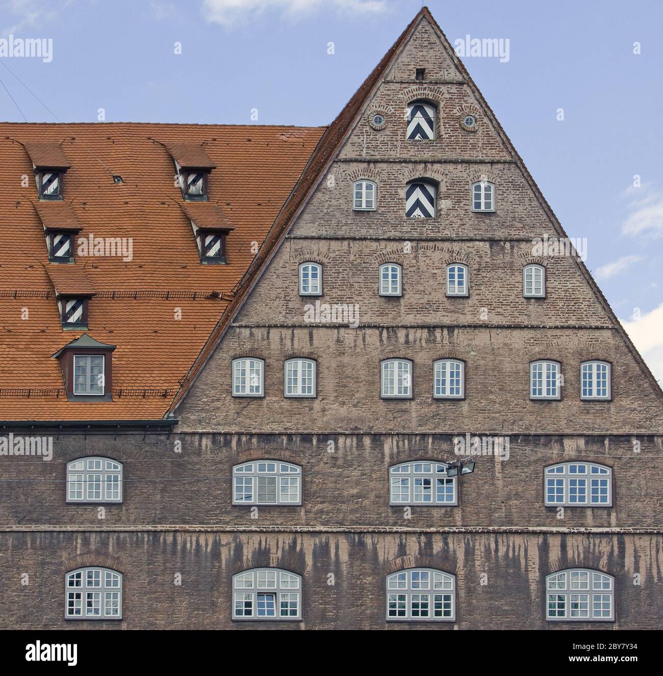 Neuer Bau Ulm, it is a old Renaissance building Stock Photo - Alamy