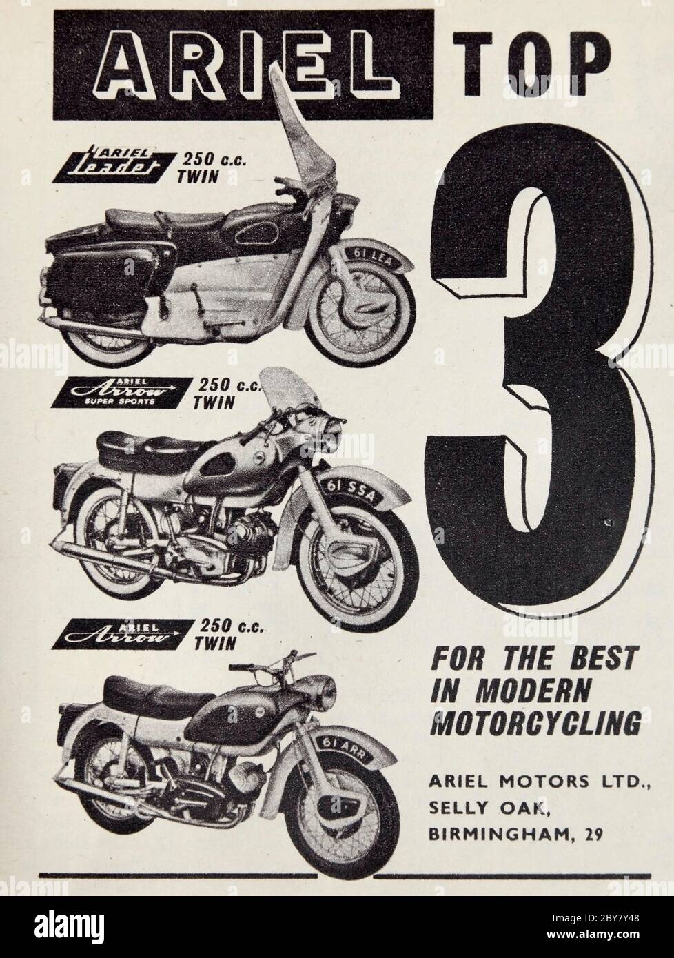 Ariel 3 motorbike hi-res stock photography and images - Alamy