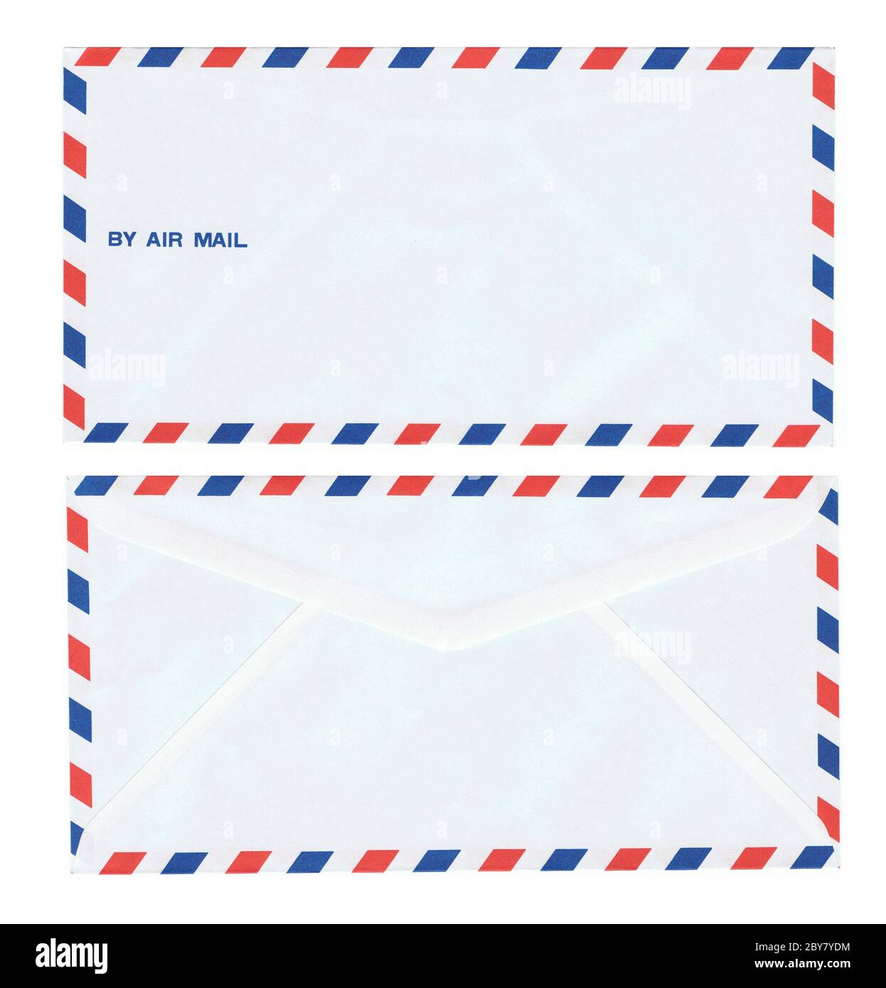 Envelopes international air mail / Real old style red blue envelopes ...