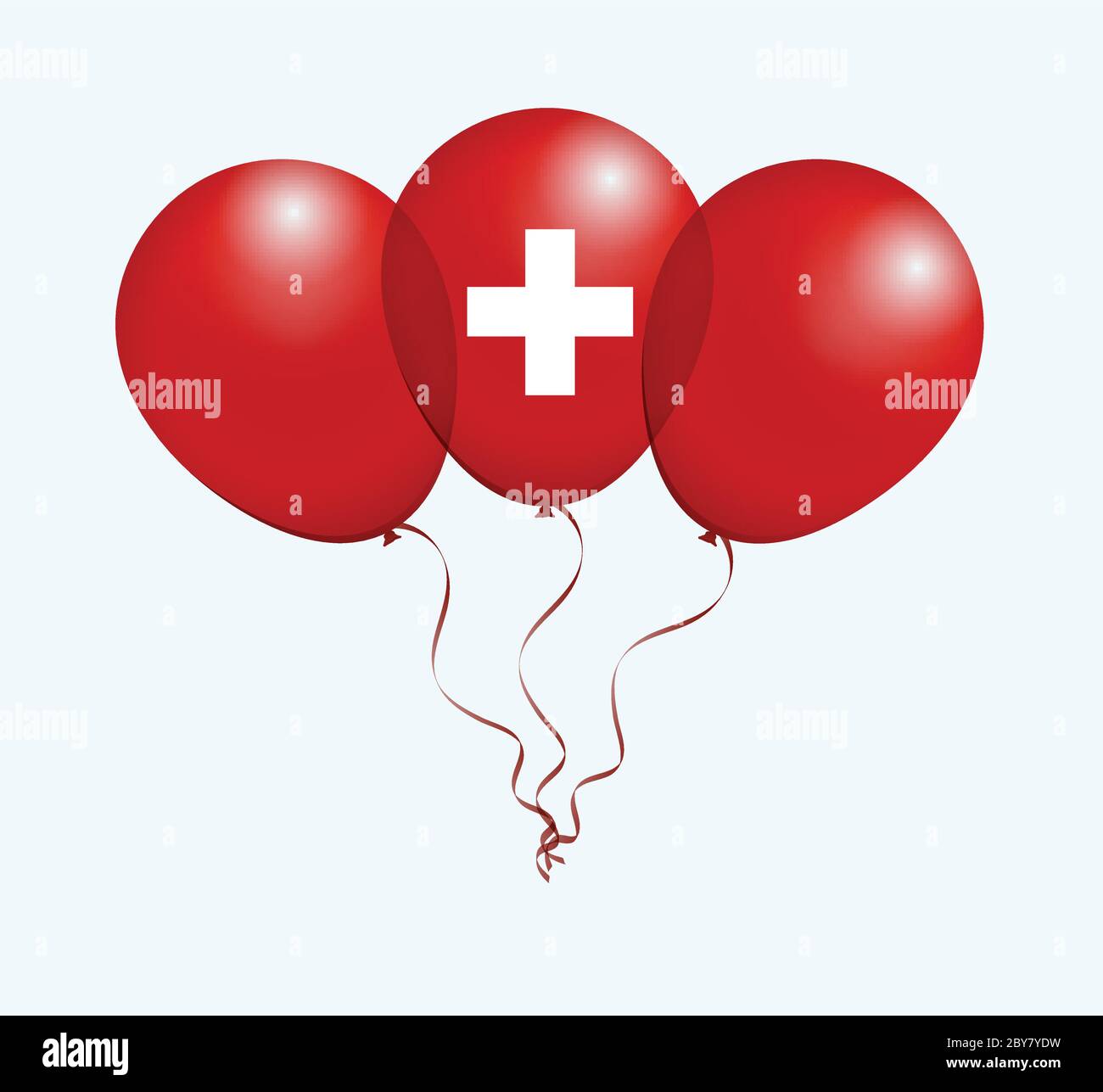 Switzerland balloon festival Stock Vector Images - Alamy