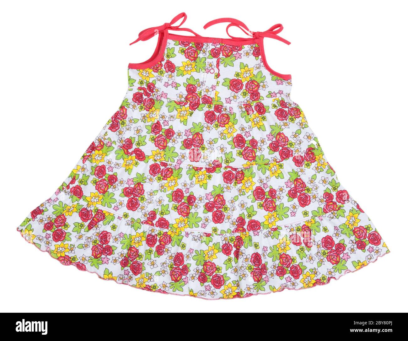 colored rose children's summer dress Stock Photo - Alamy