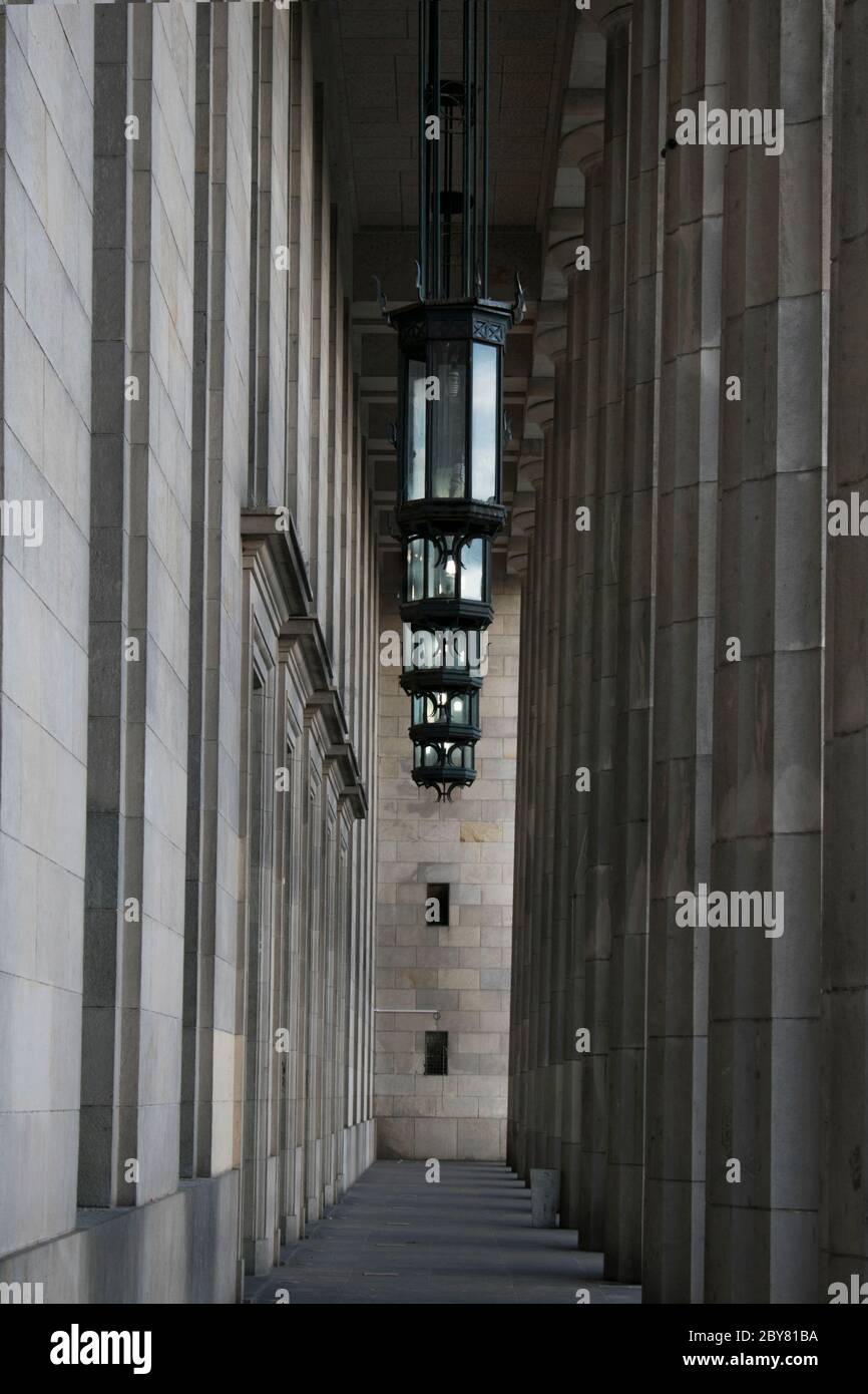classical architecture building with a lot of roman and grecian columns ...