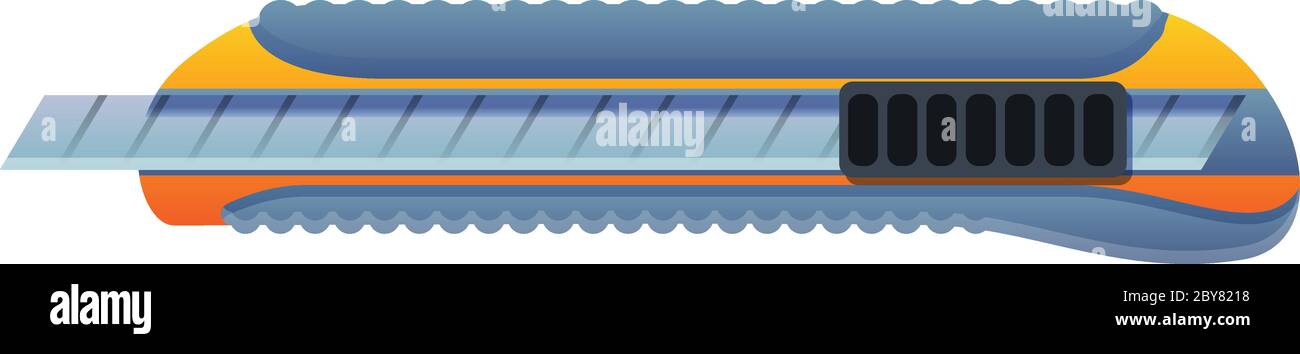 Danger cutter icon. Cartoon of danger cutter vector icon for web design ...