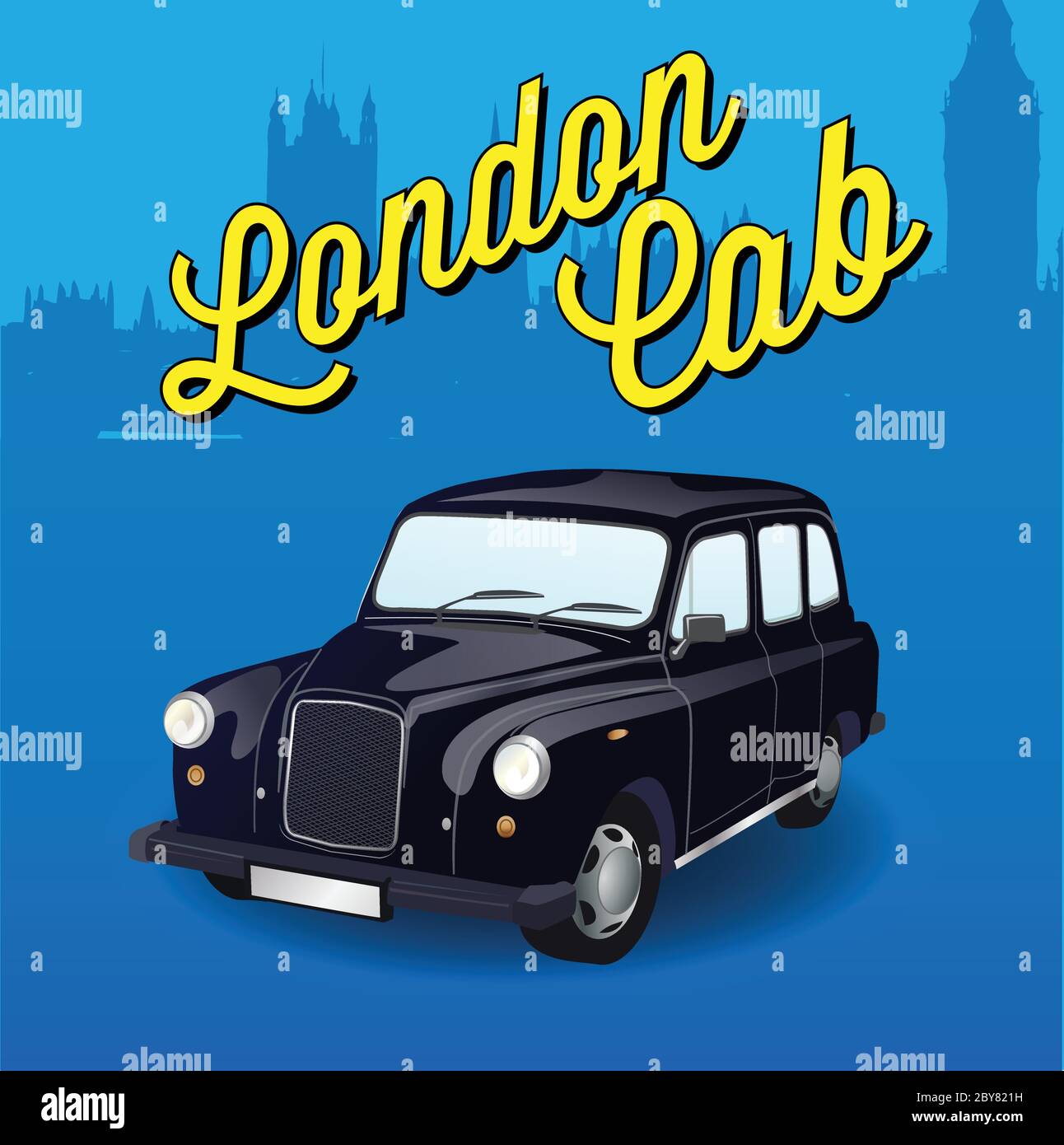 Car taxi vector illustration isolated on white background Stock Vector ...